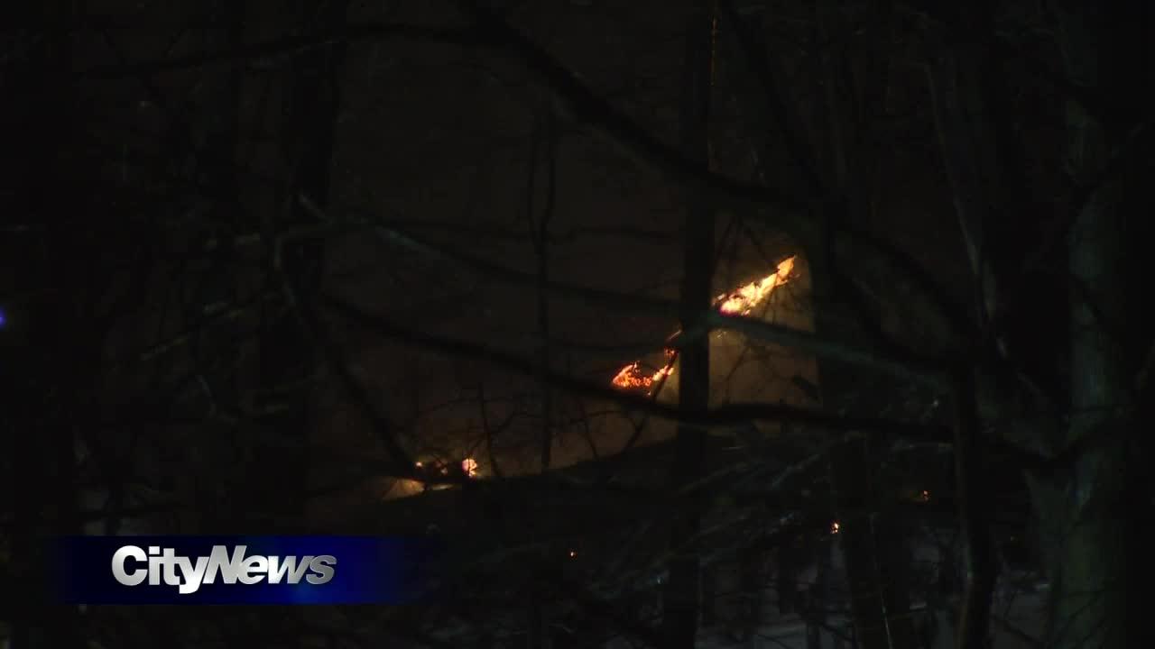 Video: Bridle Path mansion destroyed by fire