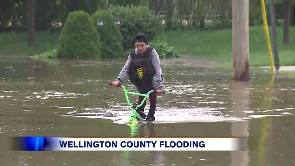 Video: State of emergency declared in Wellington County due to flooding