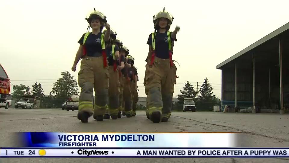 Video: Vaughan Fire hoping to inspire a new generation of female ...