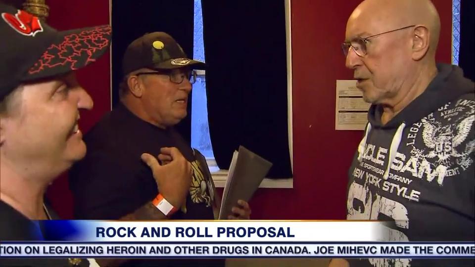 Video: Couple who got engaged at Nazareth concert meet band at Toronto ...