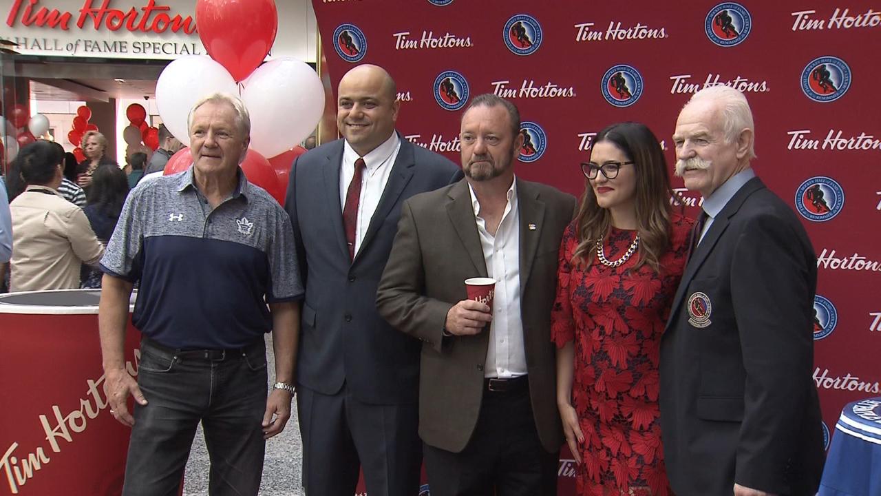 Hockey greats on hand for new Hockey Hall of Fame Tim Hortons