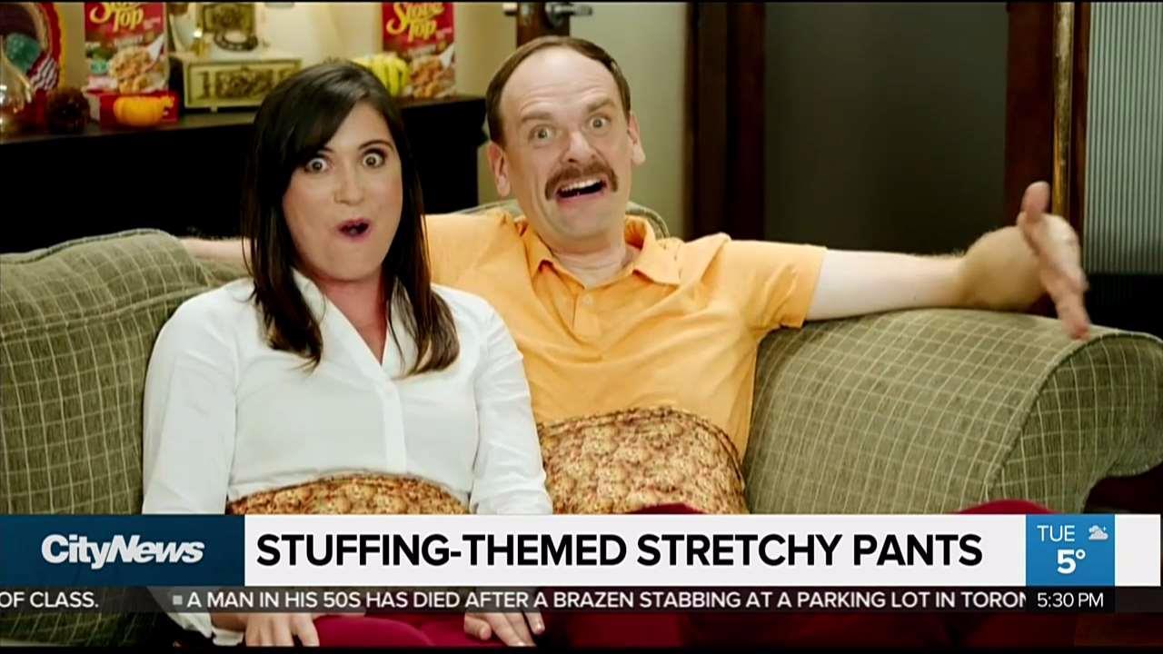 Stuffing-themed pants hit the market | CityNews Toronto