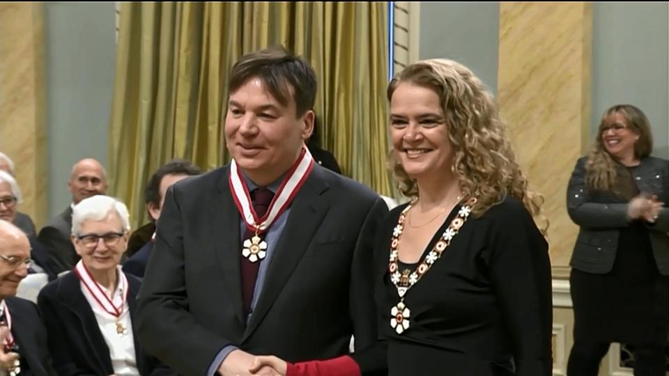 Comedian Mike Myers receives Order of Canada