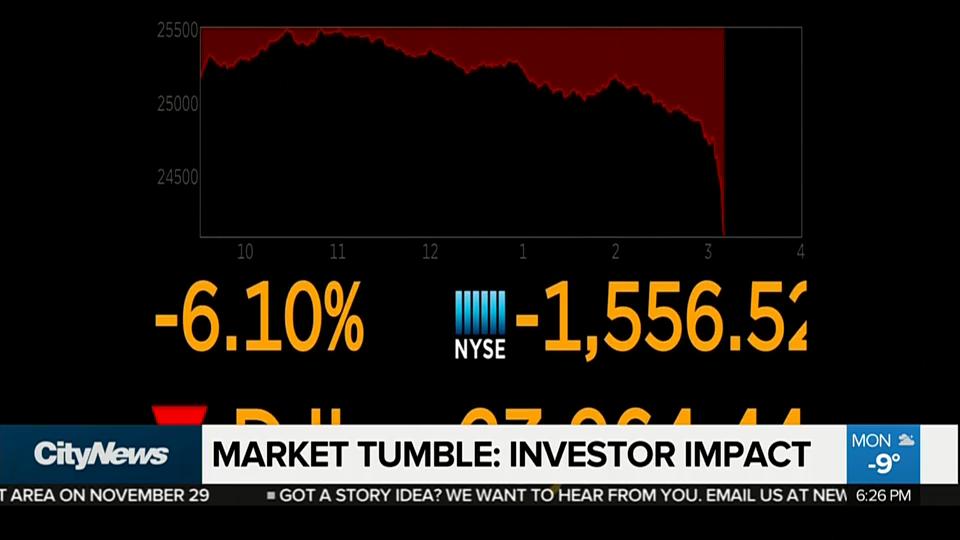 How does the market tumble affect investors?