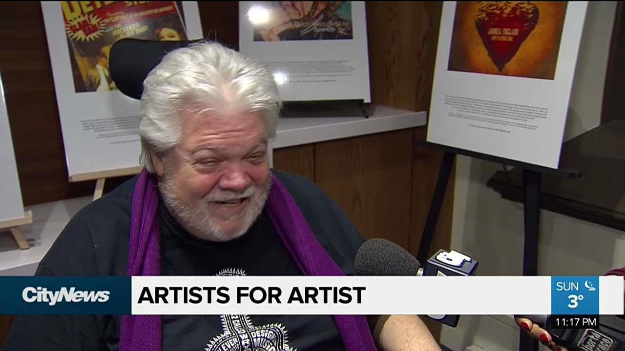 Toronto art community holds fundraiser for legendary album cover artist