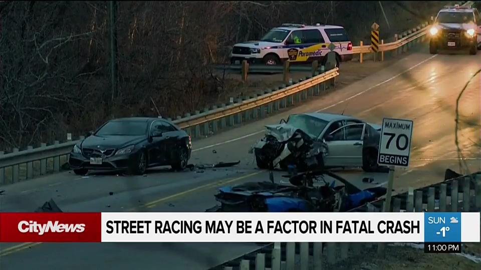 One dead in fiery, multi-car crash