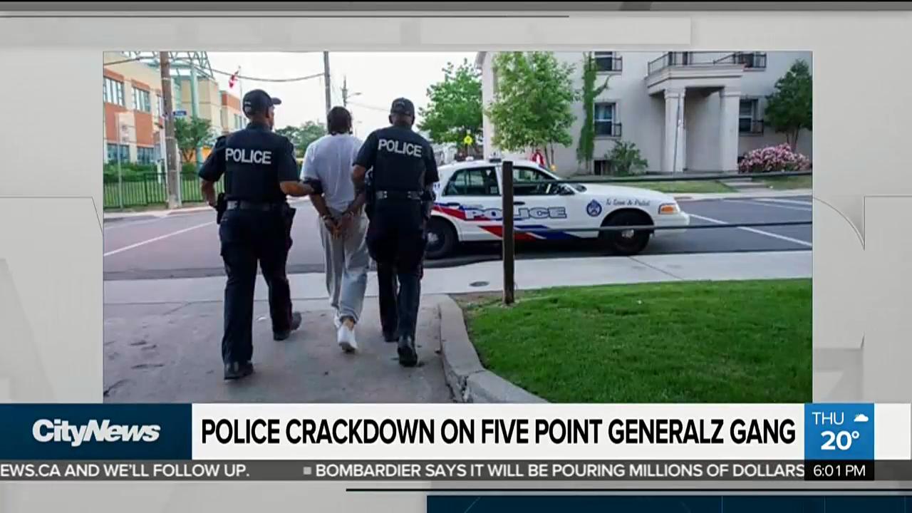 Police crackdown on Five Point Generalz gang | CityNews Toronto