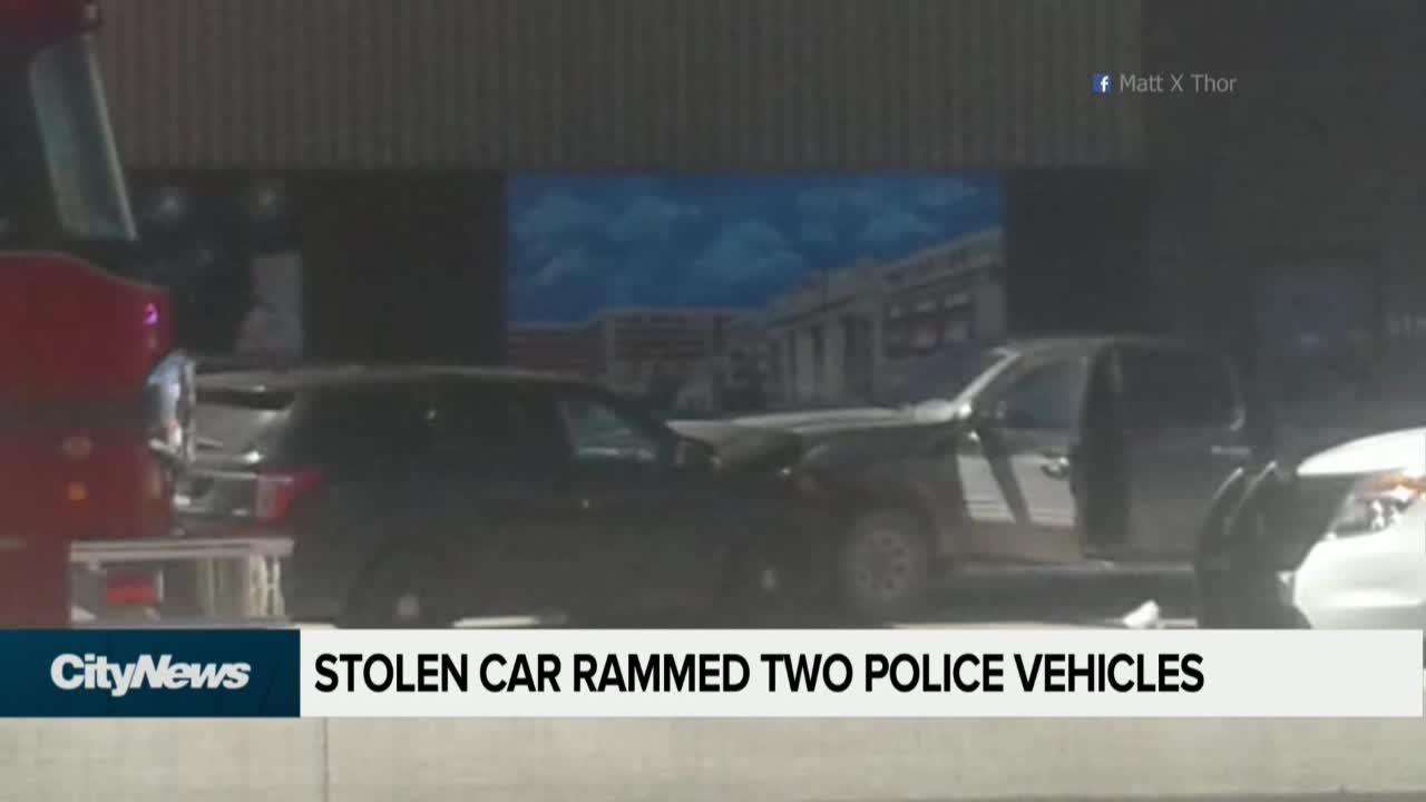 Dramatic police takedown ends in four arrests