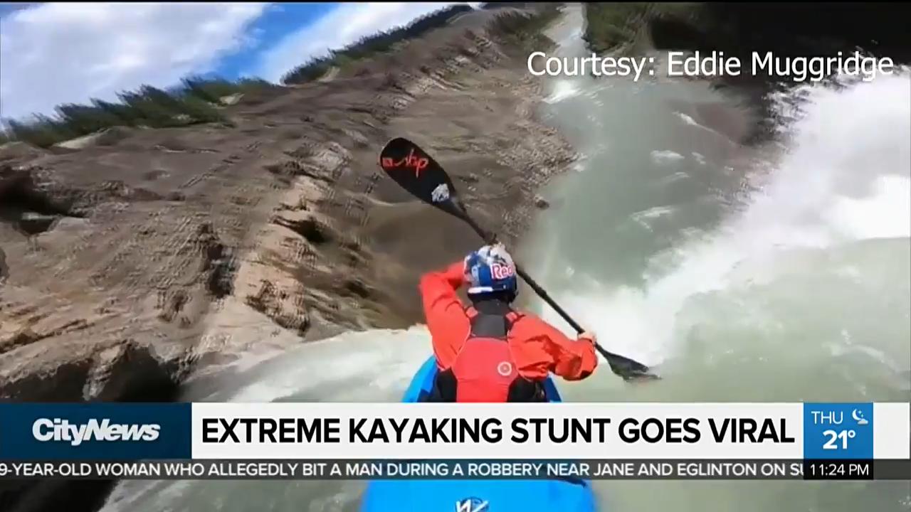 Extreme kayak stunt goes viral | CityNews Toronto