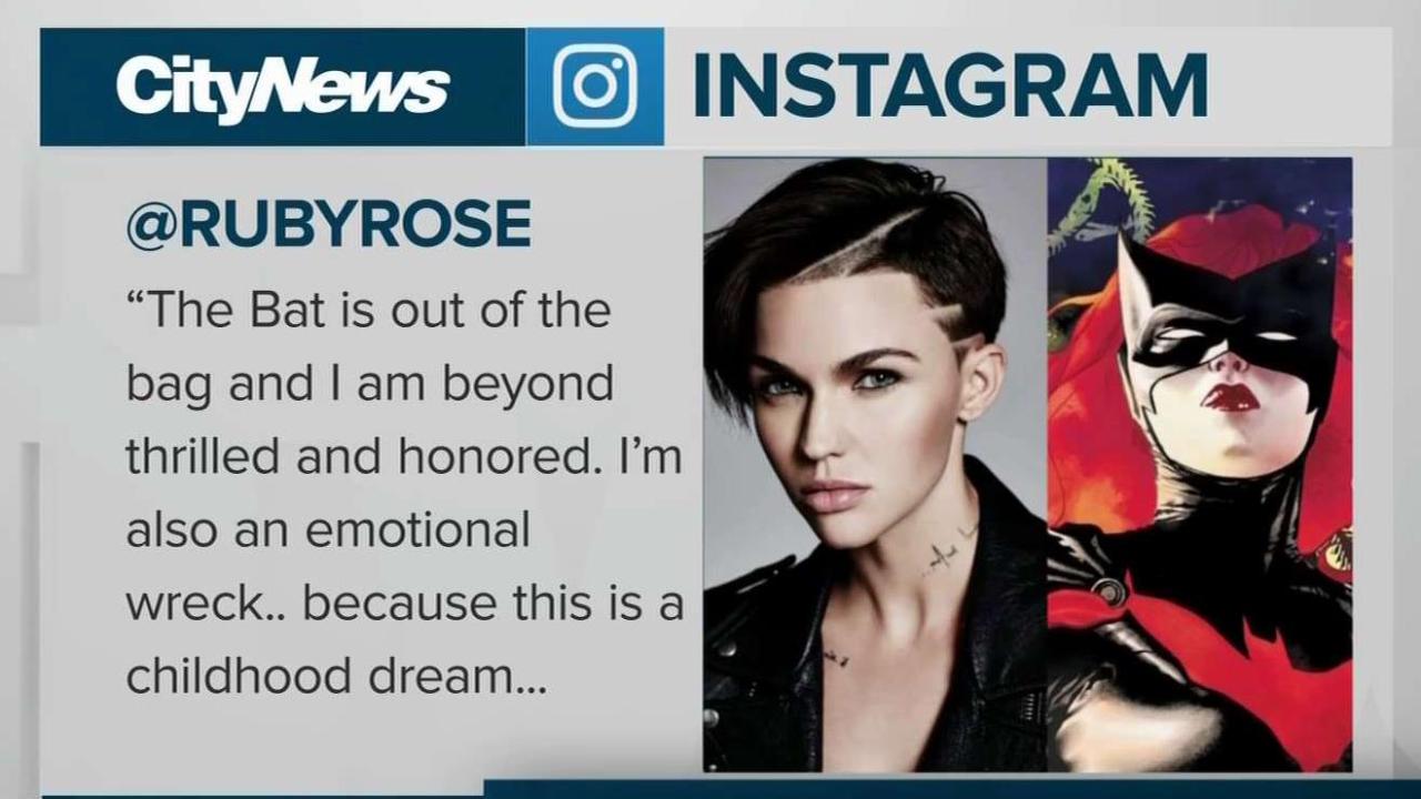 Ruby Rose to play ‘Batwoman’ in C.W.’s DC Comics crossover | CityNews ...