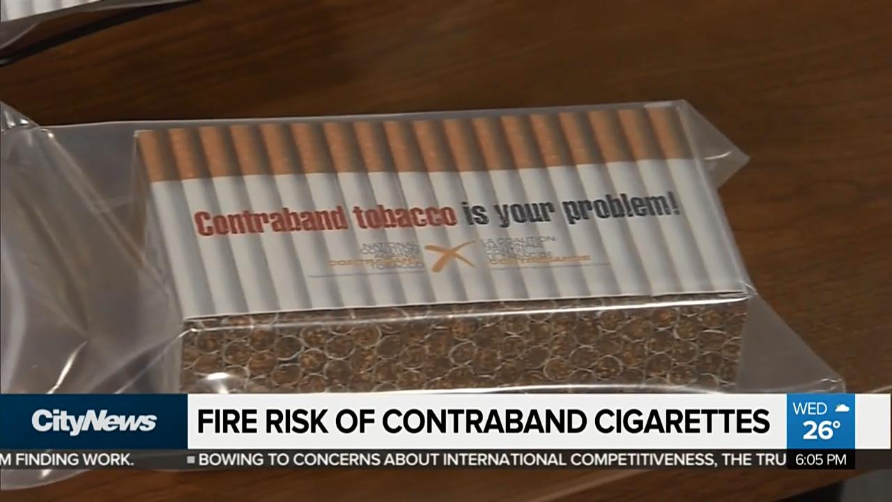 Contraband cigarettes pose greater fire risk: London Fire