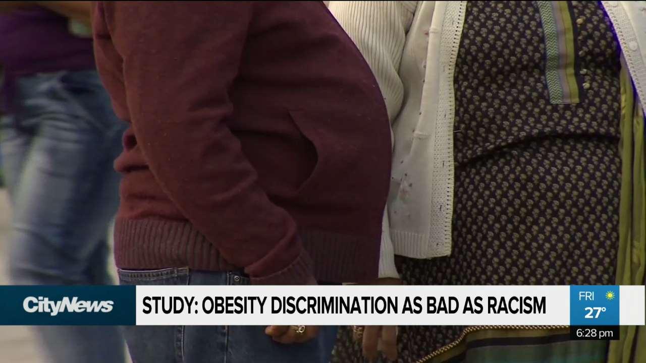Obesity discrimination as bad as racism: study