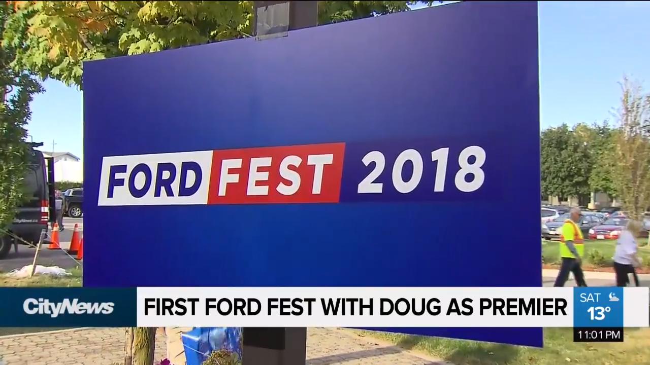 Thousands attend first Ford Fest with Doug Ford as Premier