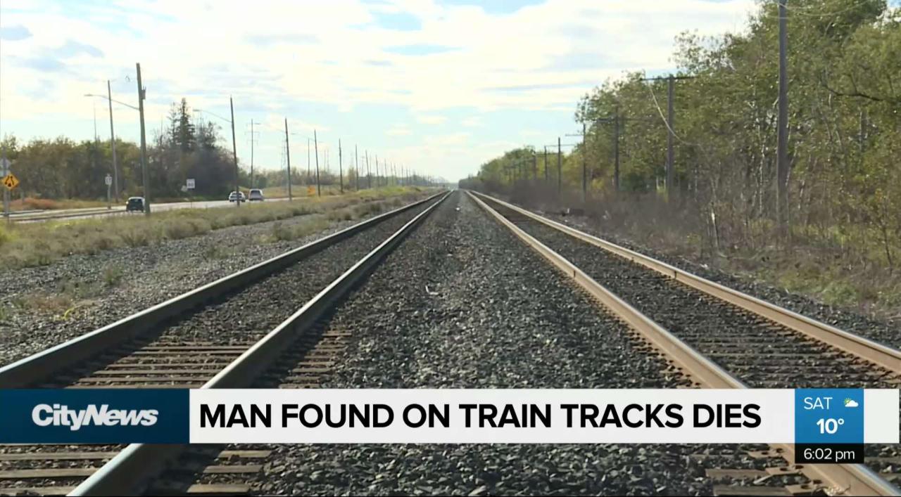 Man found on train tracks dies - Video - CityNews Winnipeg