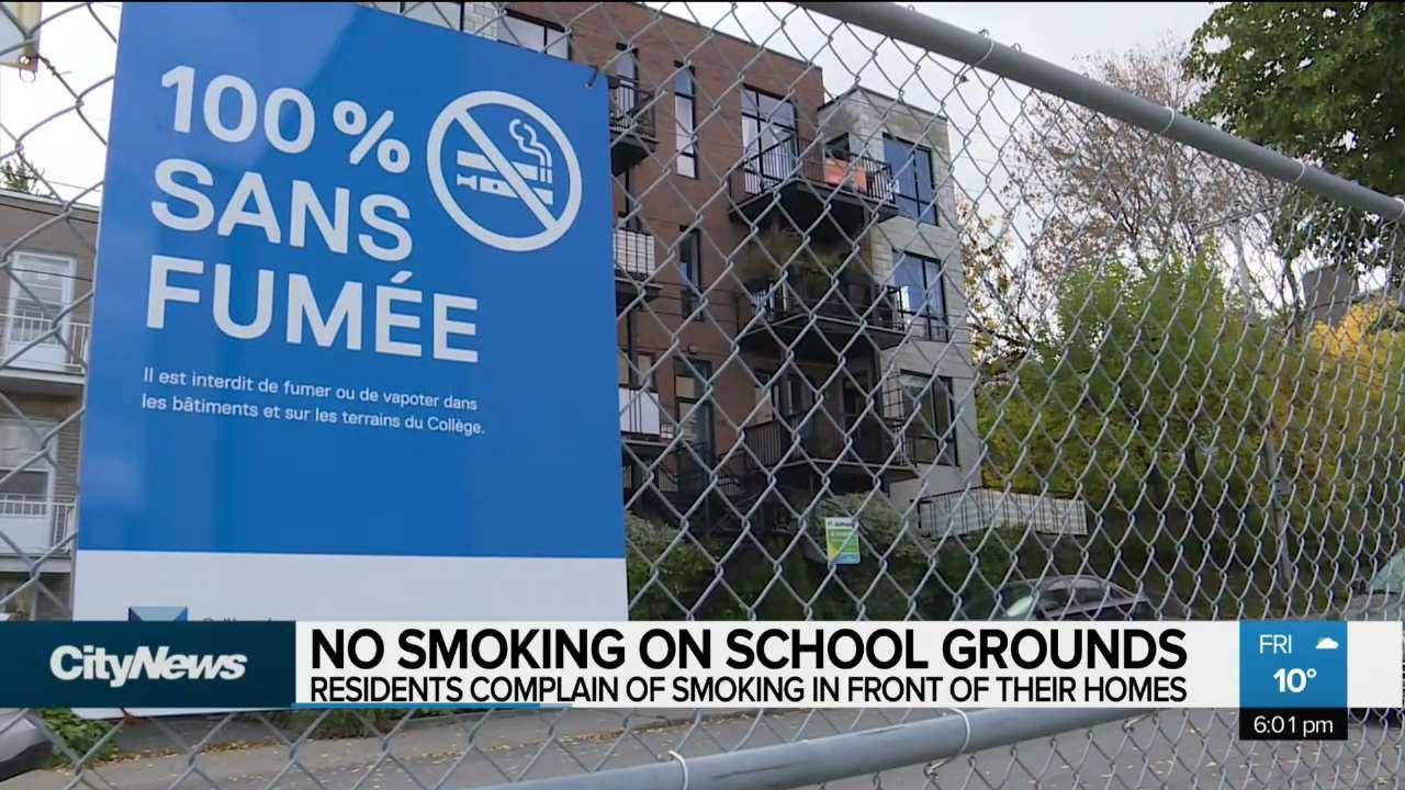 College smoking ban affecting residents