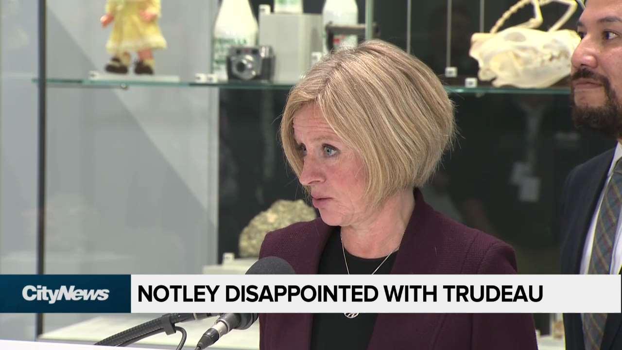 Notley disappointed with Trudeau, lack of TMX appeal - Video - CityNews ...