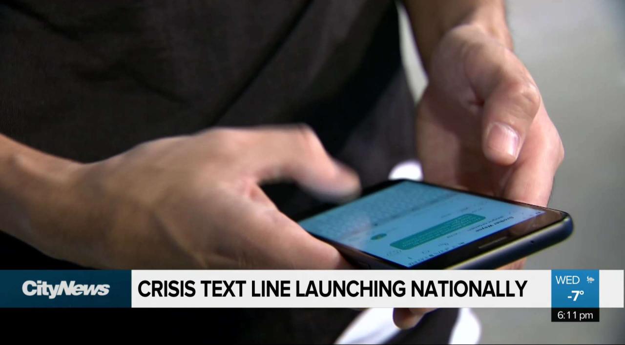Text support line for kids goes national