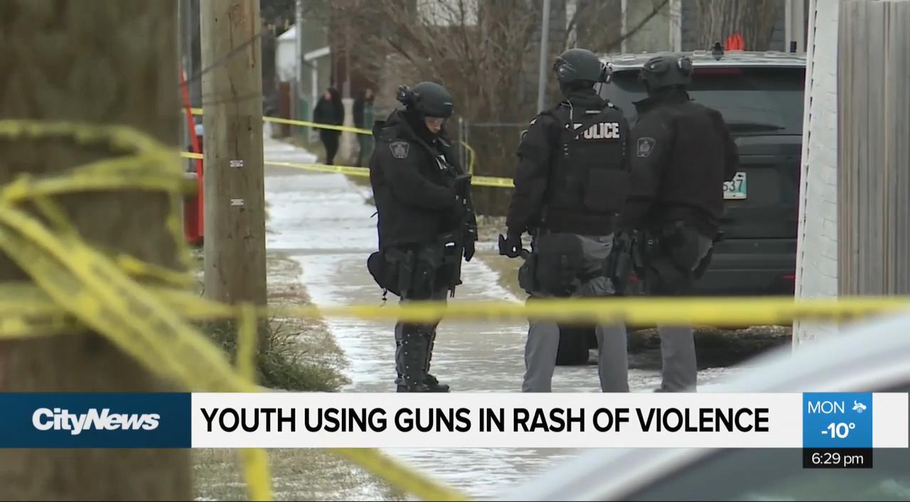 Teens using guns in rash of violence