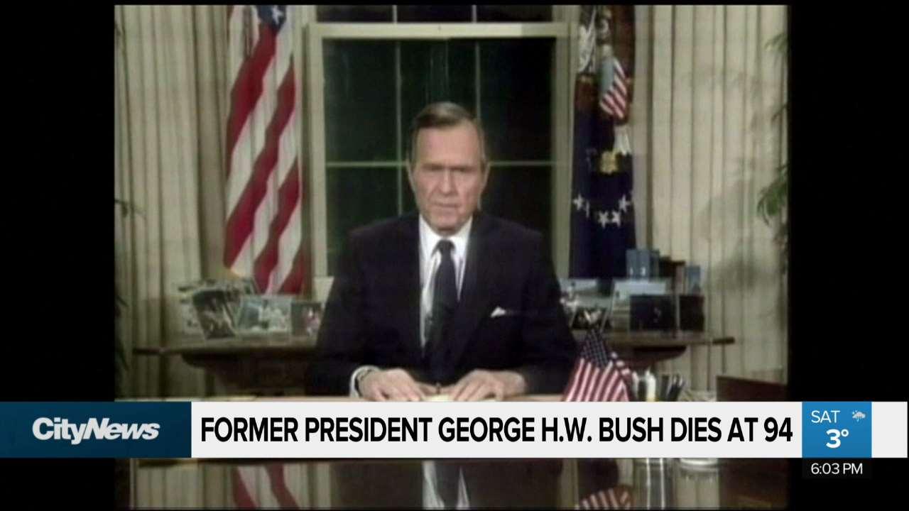 Former U.S. President George H.W. Bush dies at 94