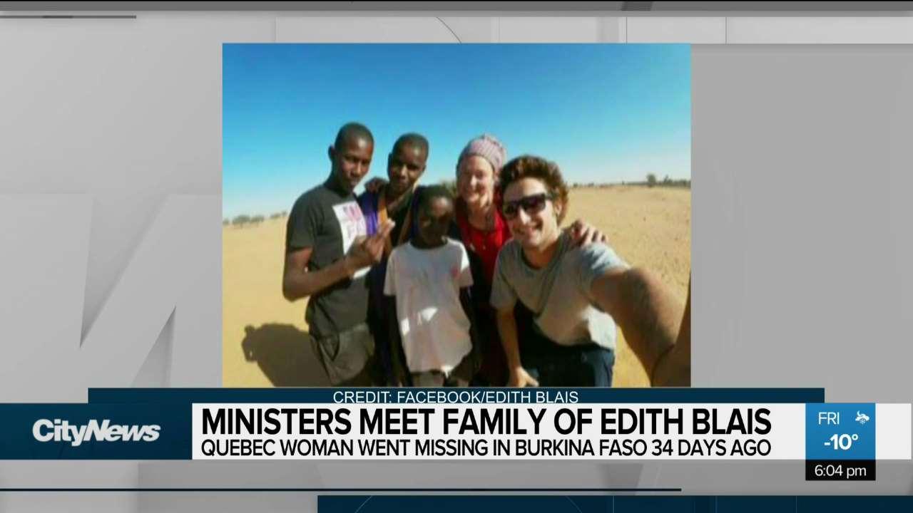 Federal ministers meet with Edith Blais' mother