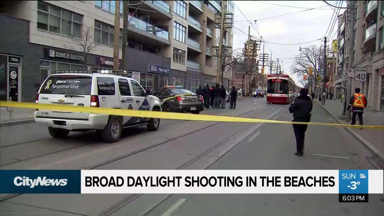Neighbours shaken after daylight shooting in the Beaches