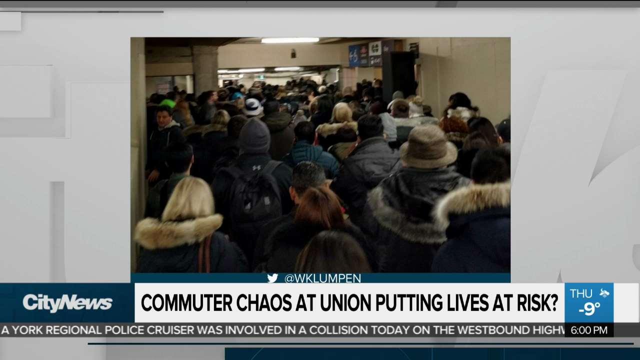 Severe overcrowding at Union Station raises safety concerns