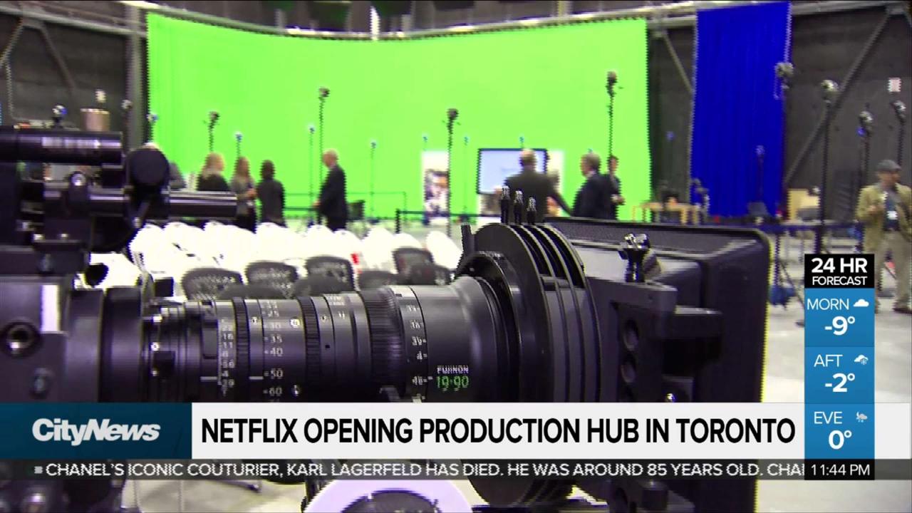 Netflix opening production hub in Toronto
