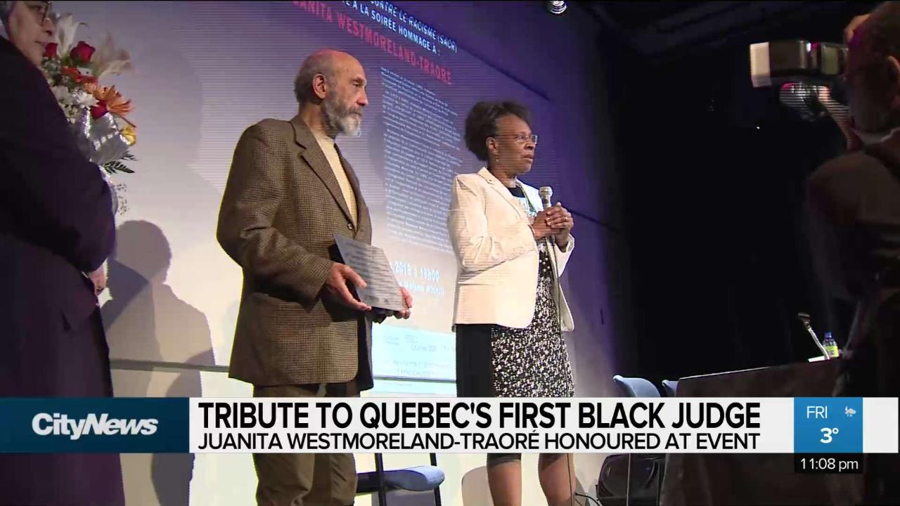 Quebec's first Black judge honoured