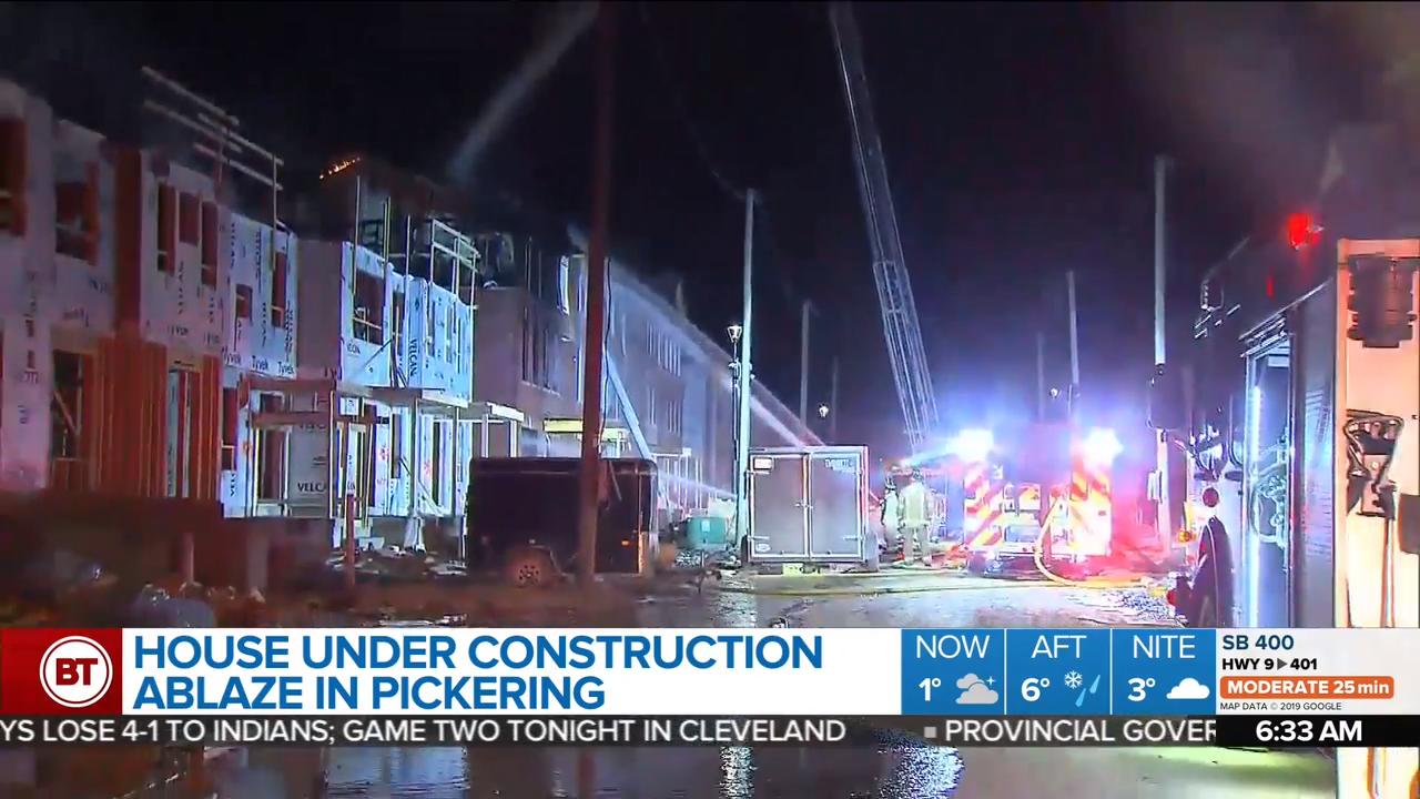 2 townhouses destroyed in Pickering fire | CityNews Toronto