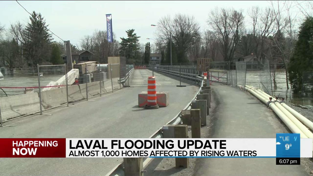 Laval flooding update