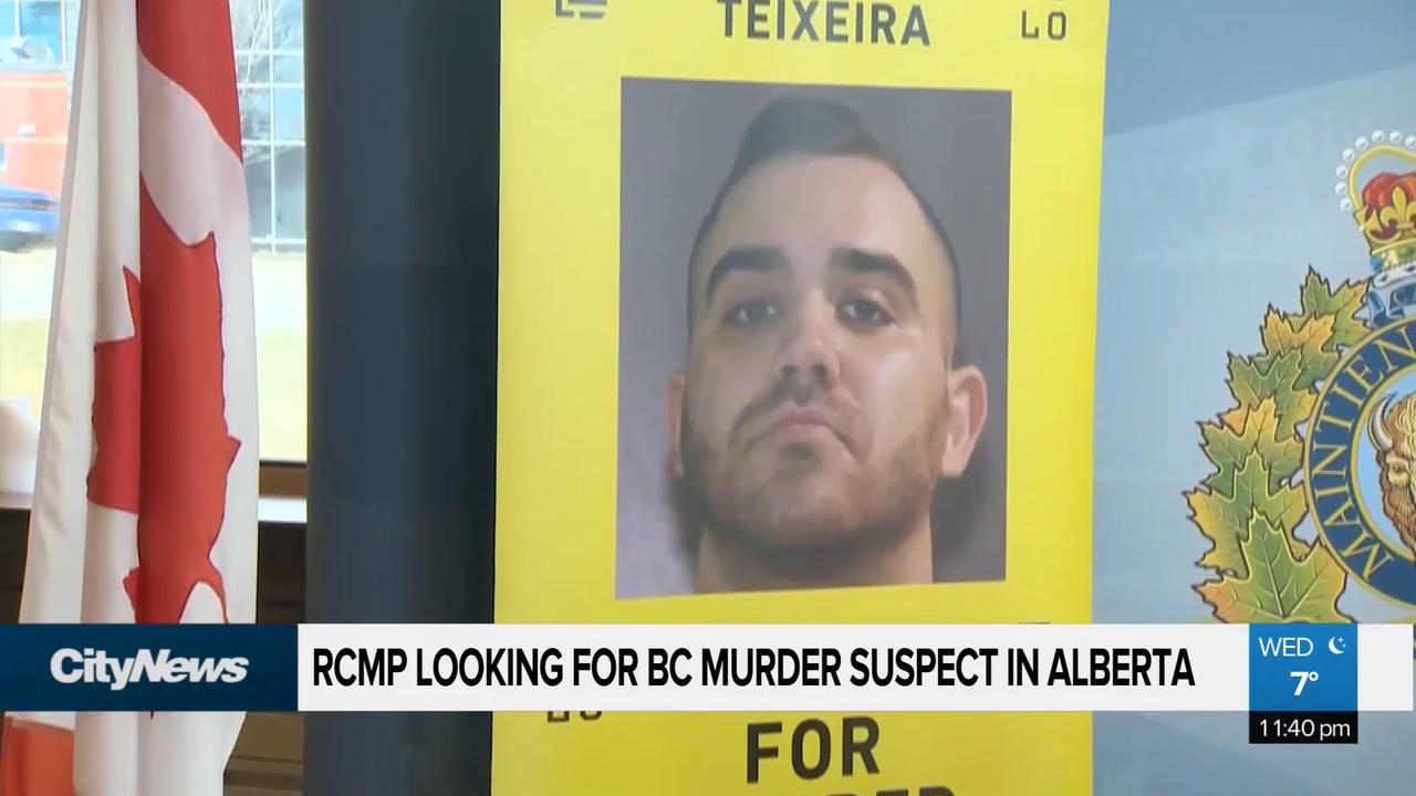 RCMP looking for BC murder suspect in Alberta