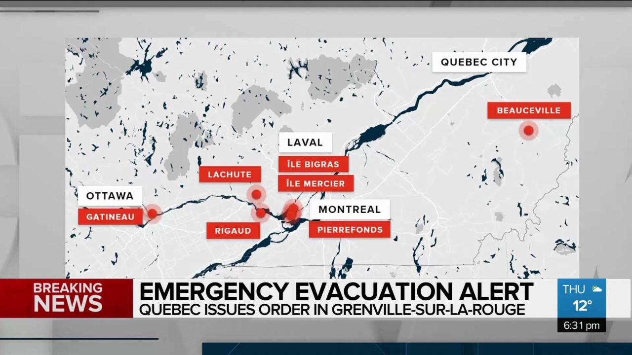 Emergency evacuation alert