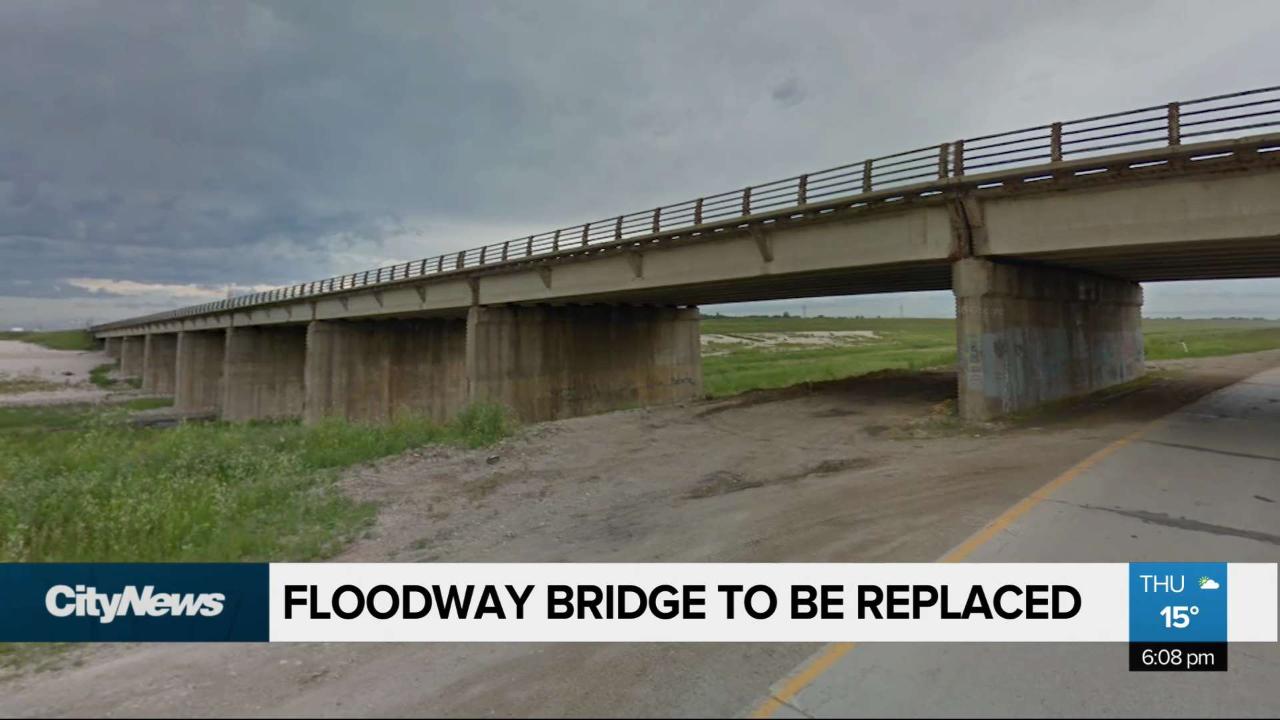 Floodway bridge to be replaced