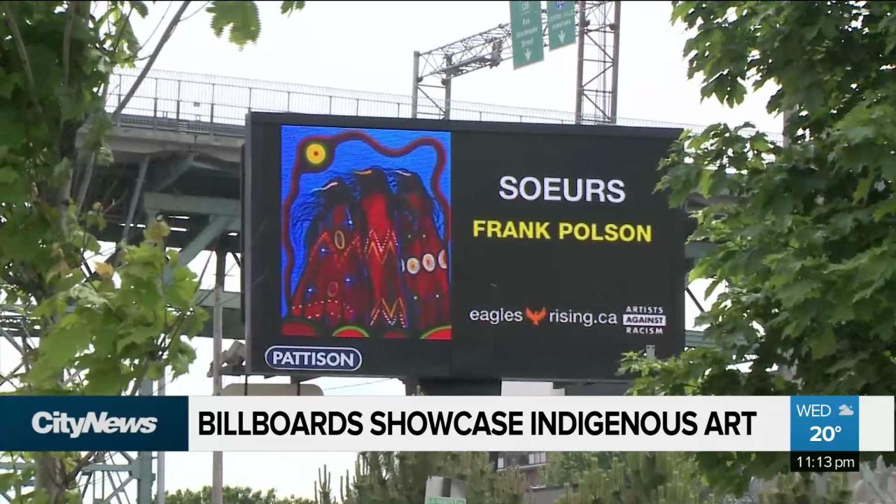 Billboards showcase Indigenous art across Canada - Video - CityNews ...