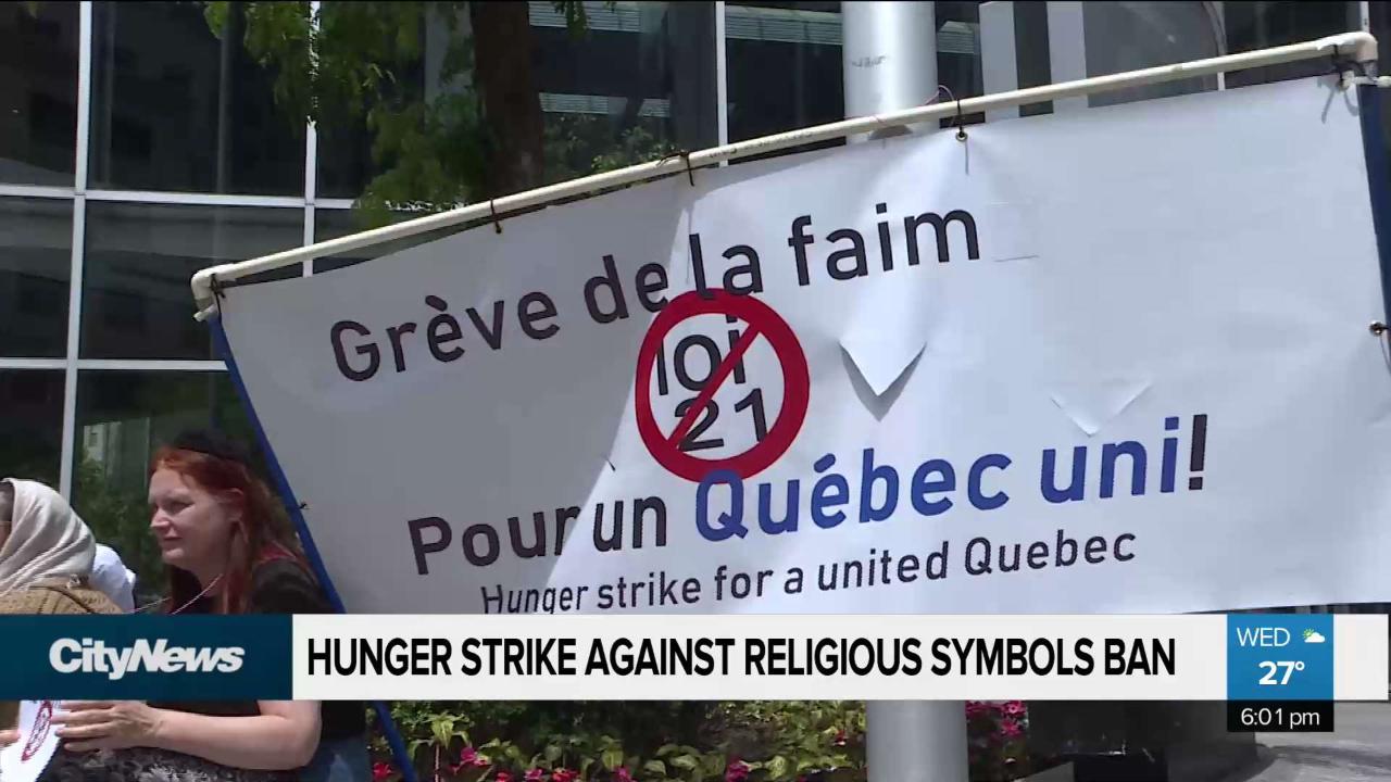Hunger strike against religious symbols ban | CityNews Calgary