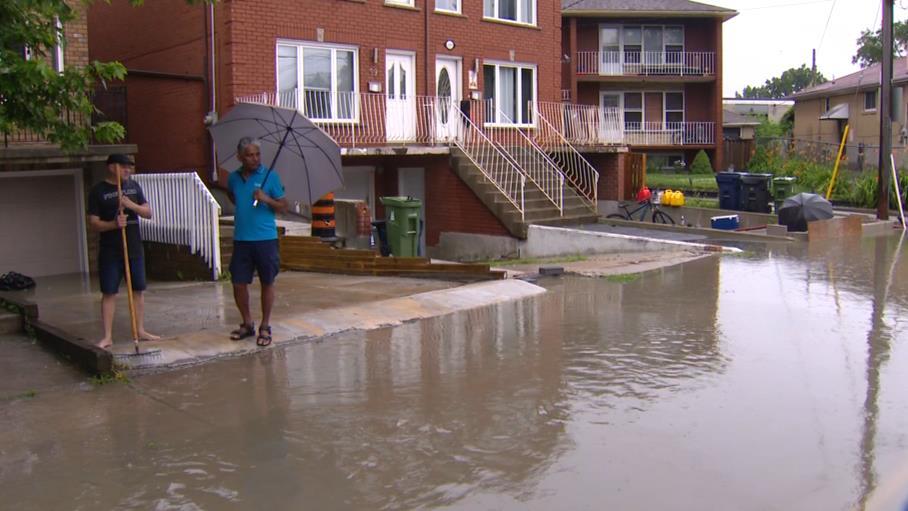 Residents cope with severe flooding after rainstorm