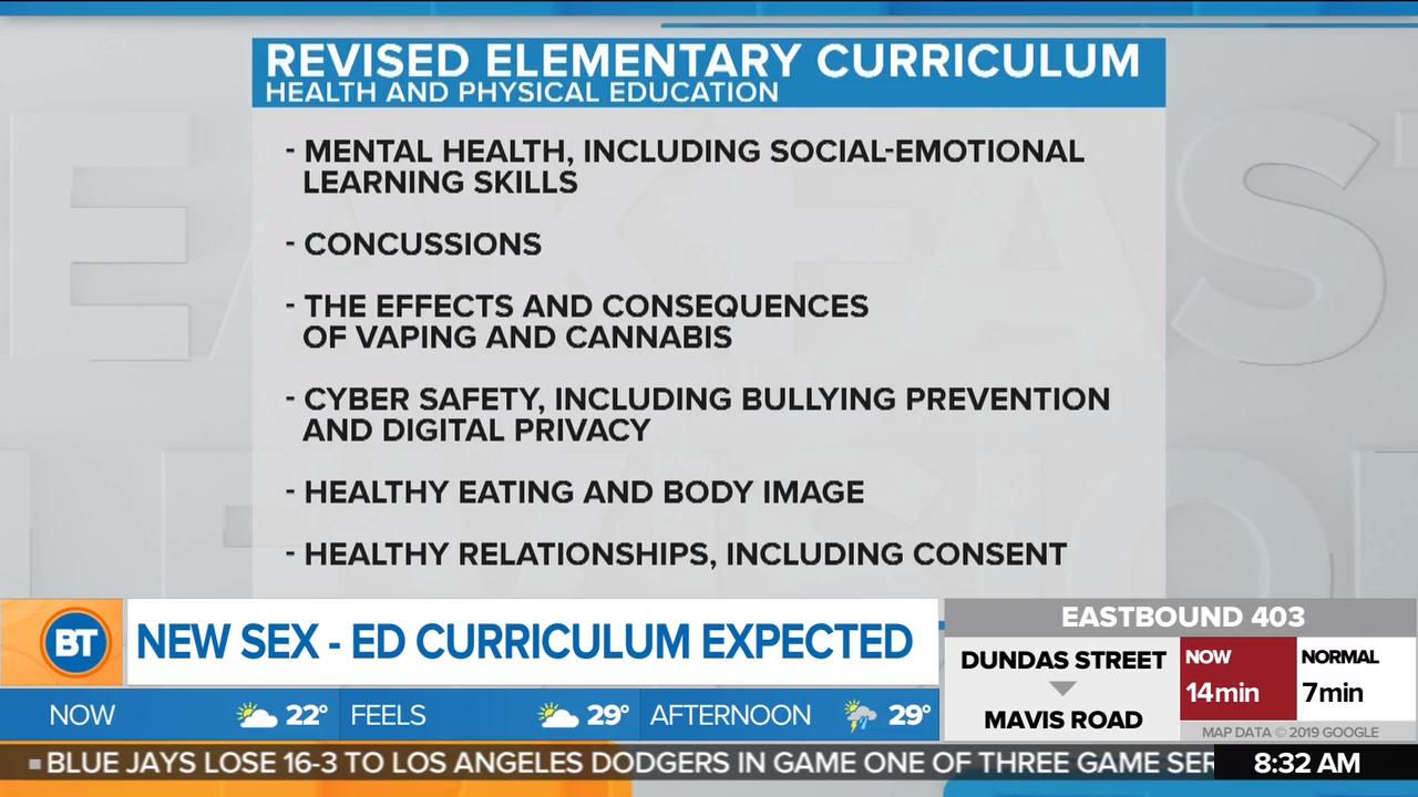 Ford government reveals revised sex-ed curriculum