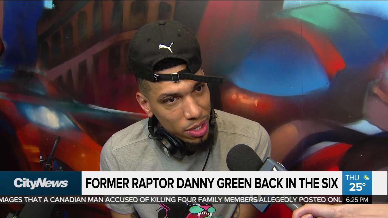 Former Raptor Danny Green reflects on time in Toronto
