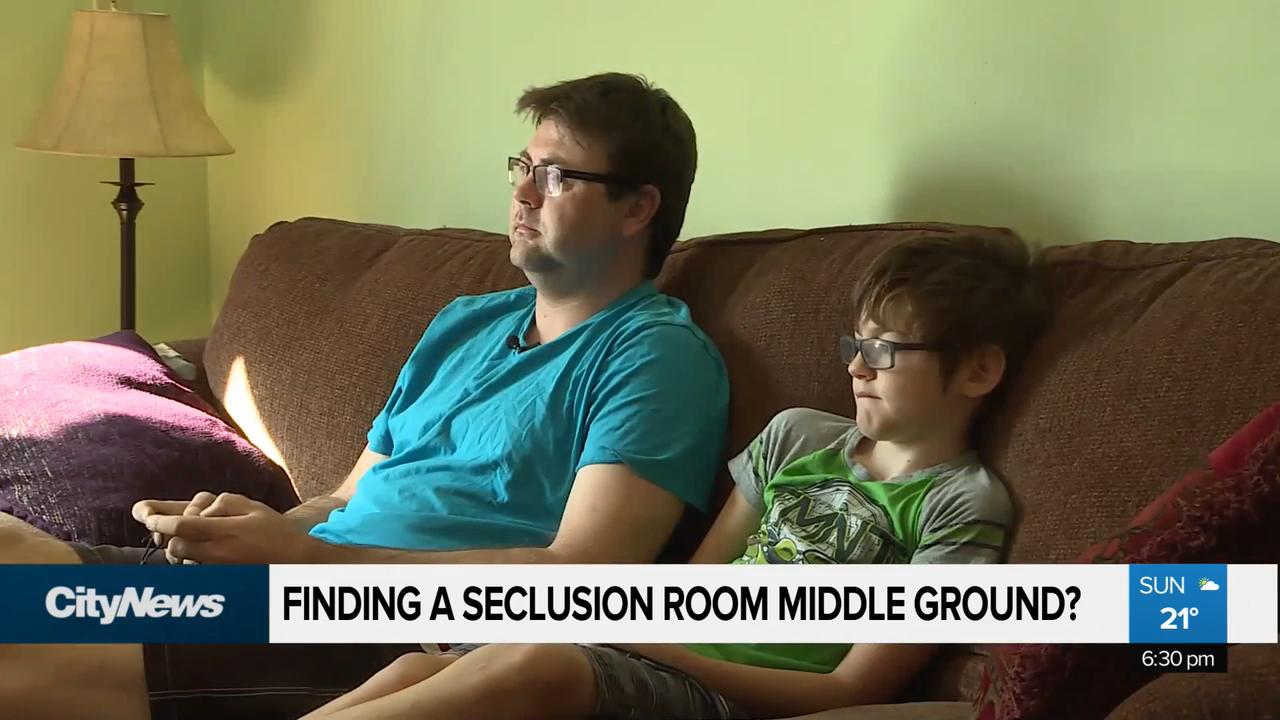 Father hopes seclusion rooms an option for his son's education