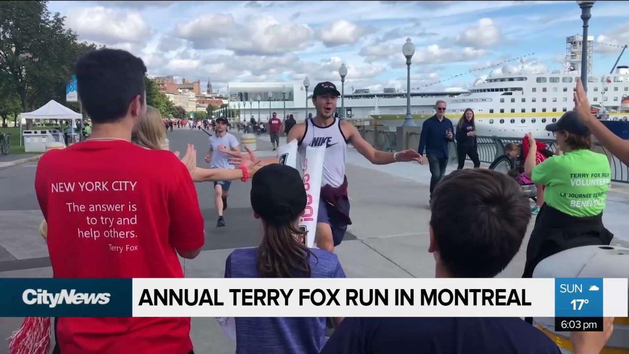 Terry Fox run in Montreal welcomes his younger brother