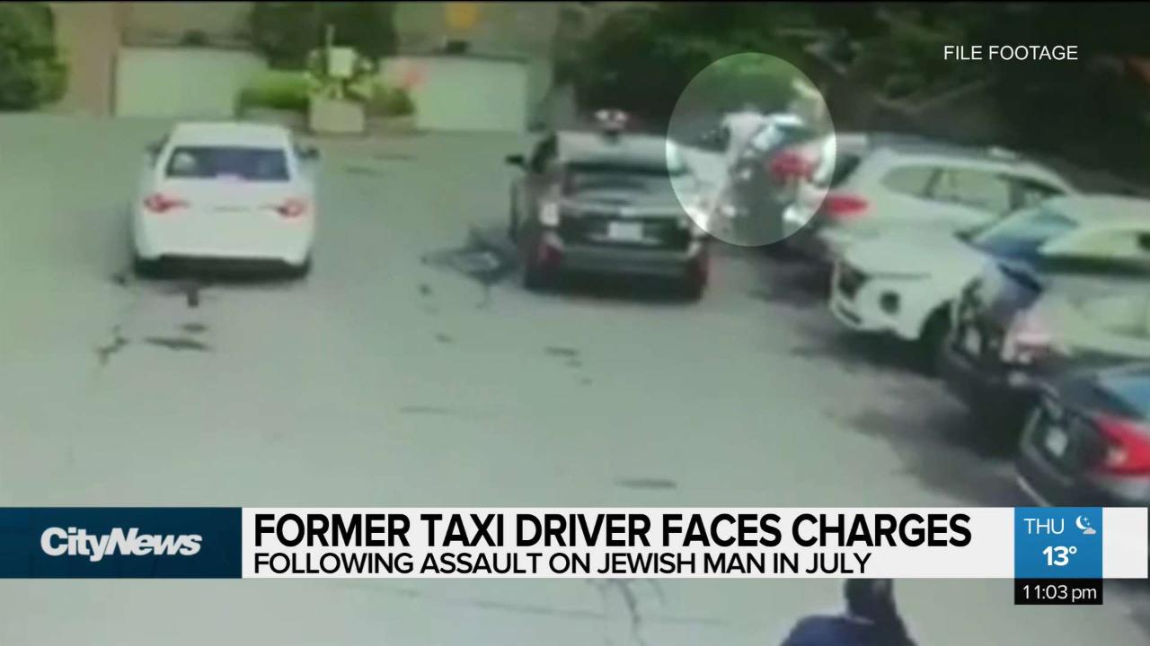 Former taxi driver charged in antisemitic assault