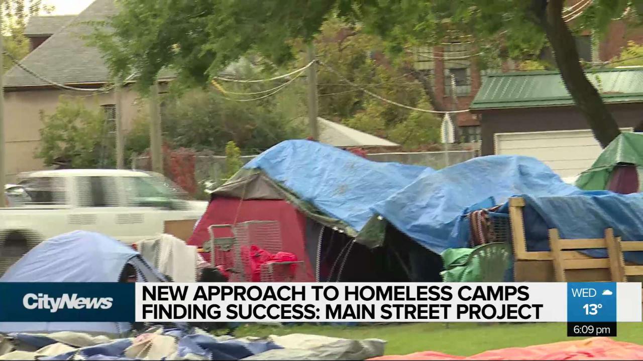 New approach to homeless camps working: Main Street Project