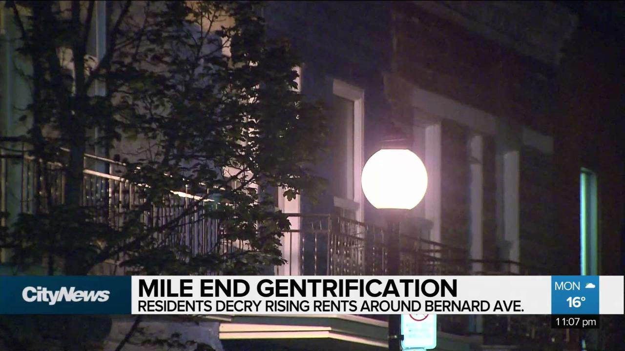 Mile End residents decry gentrification