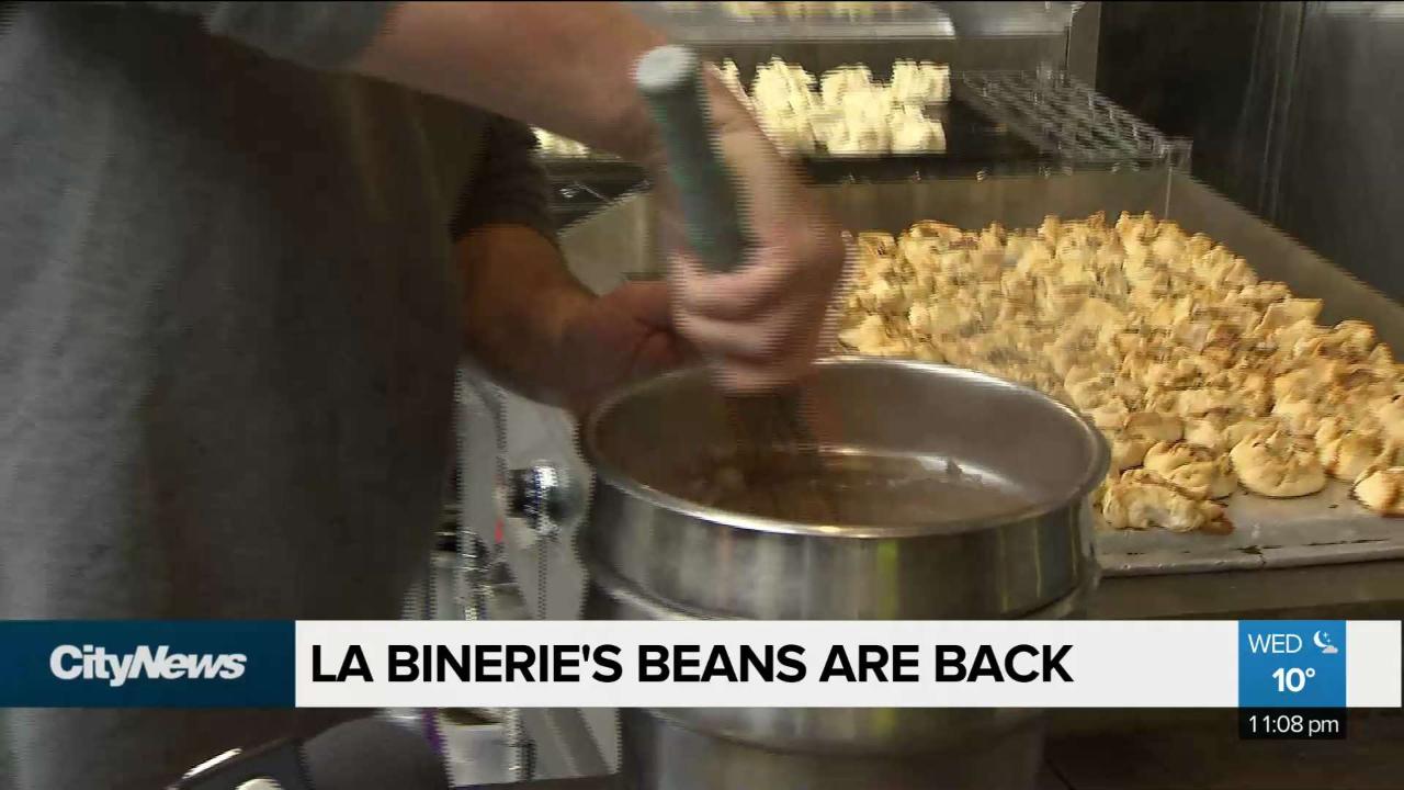 La Binerie’s beans are back!