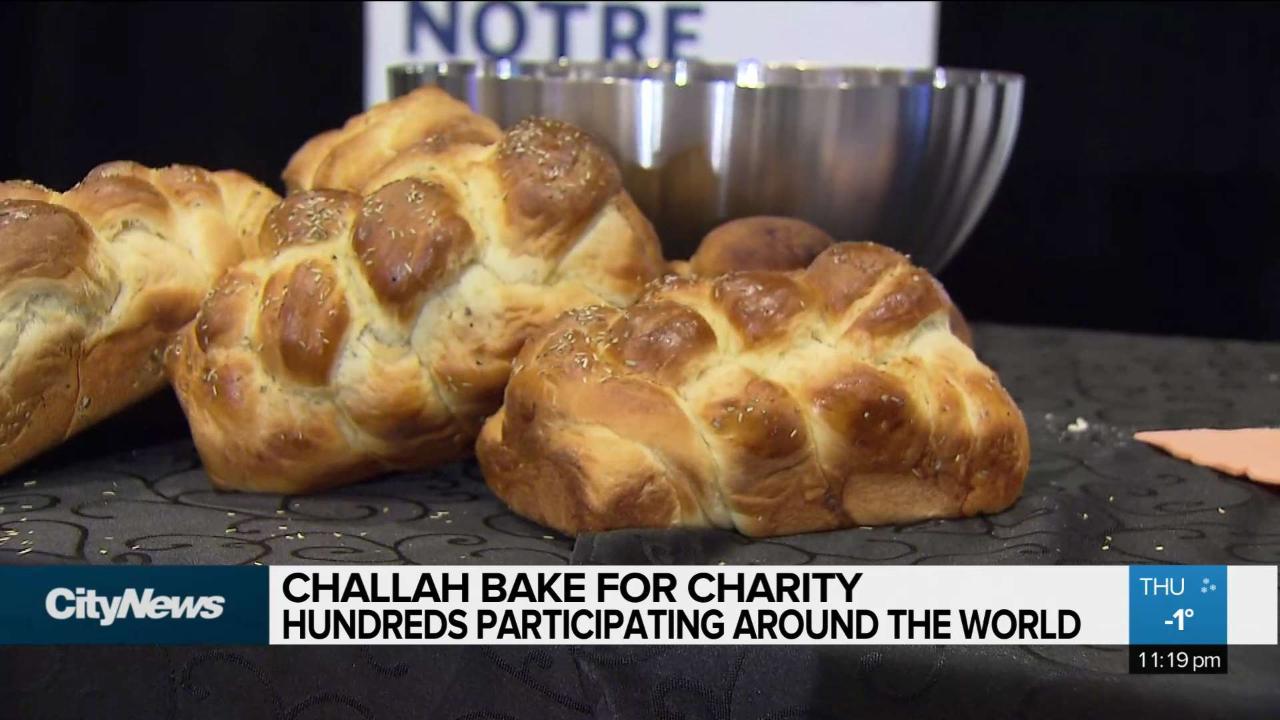 Challah bake for charity