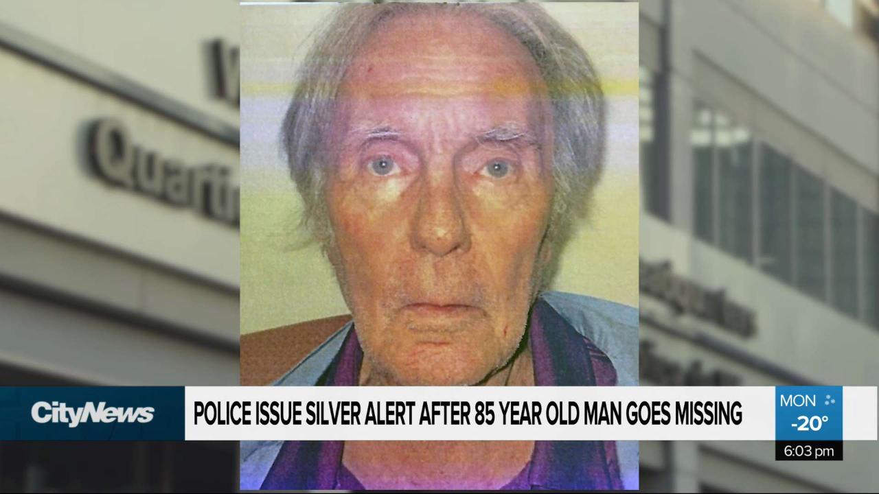 Police Issue Silver Alert After 85 Year Old Man Goes Missing