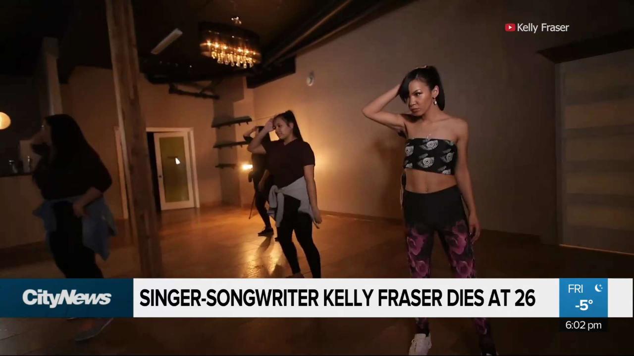 Singer-songwriter Kelly Fraser dead at 26