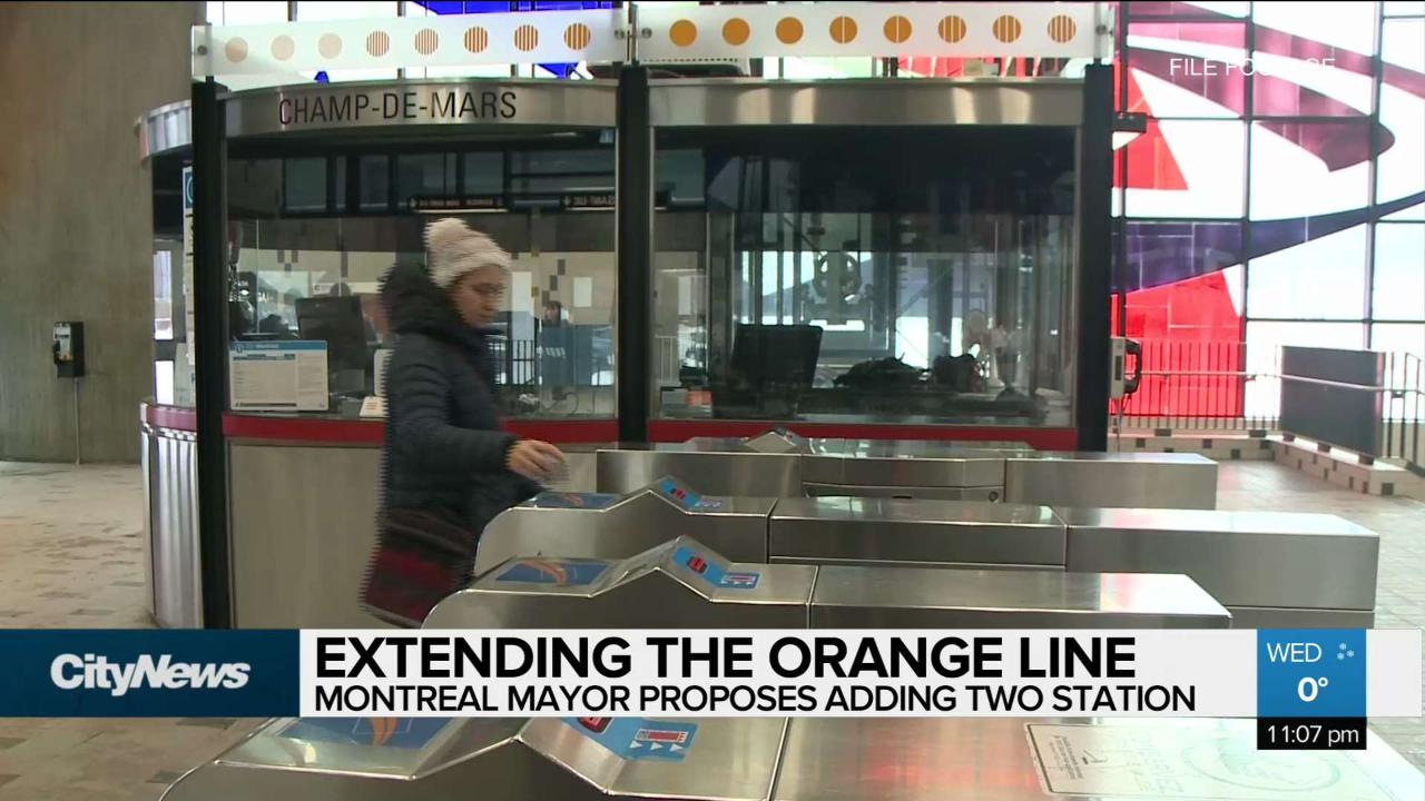 Extending the orange line