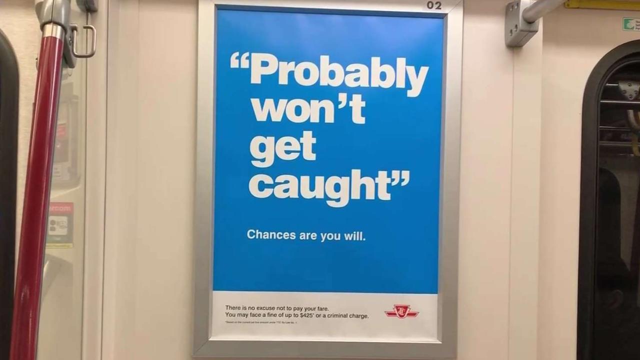 Advocates say TTC ad campaign is un'fare'