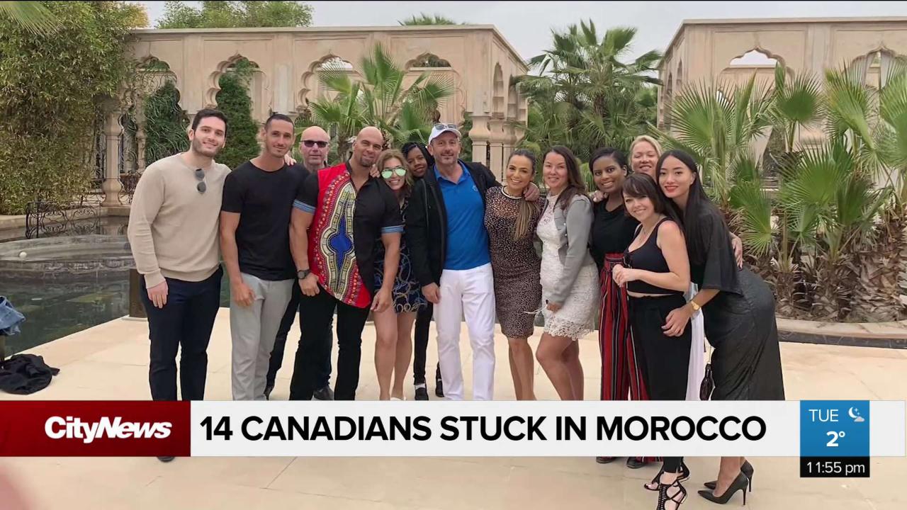 14 Canadians stuck in Morocco